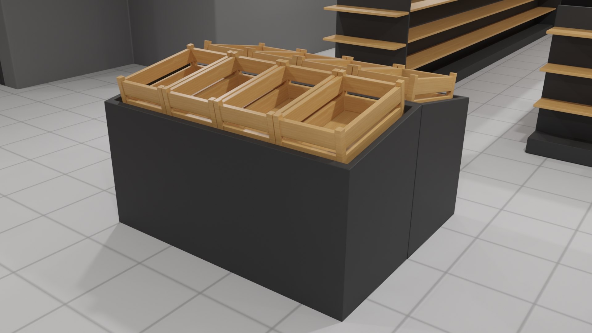 3D Model Minimarket Grocery Store Interior - TurboSquid 2239791