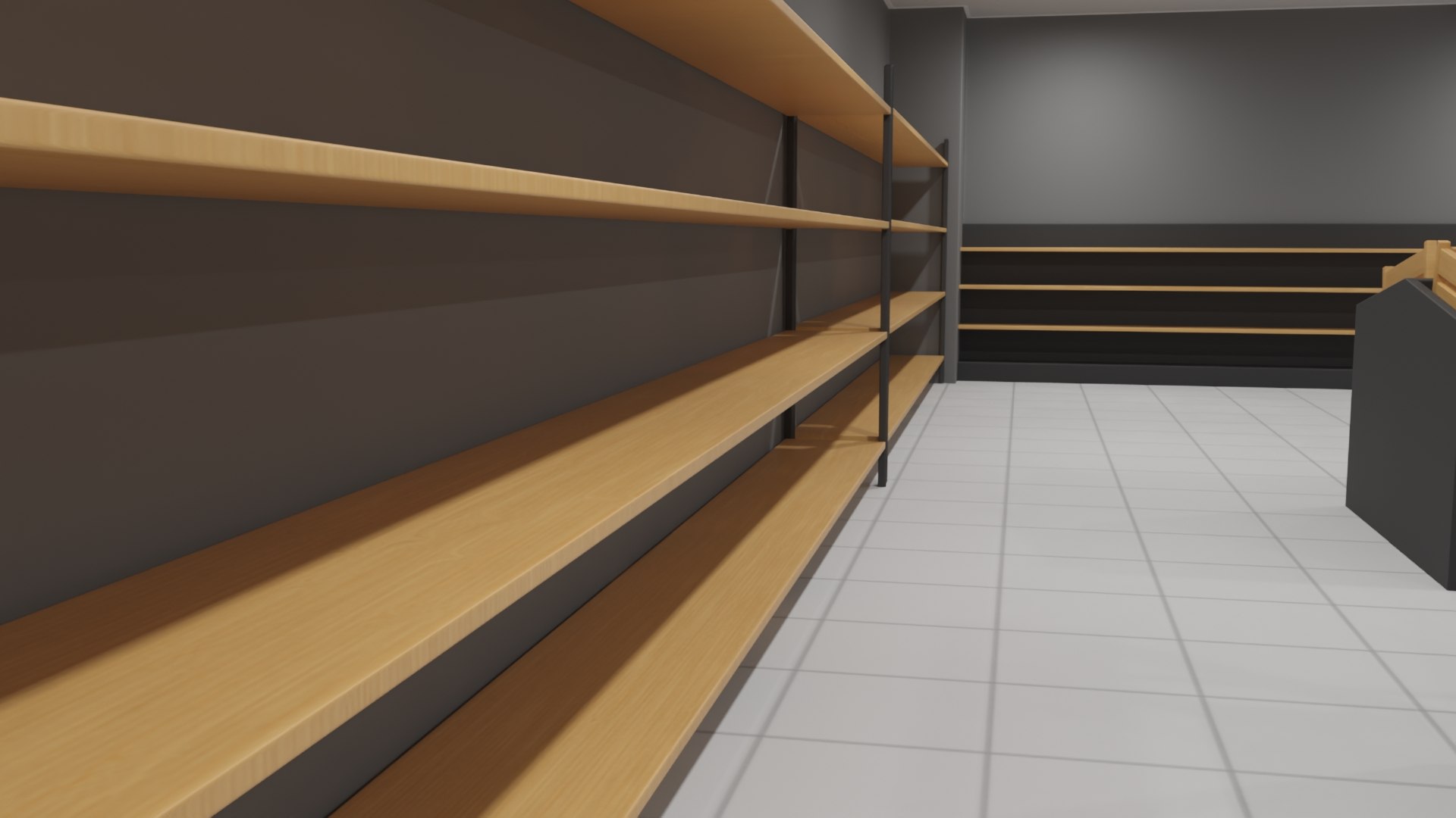 3D Model Minimarket Grocery Store Interior - TurboSquid 2239791