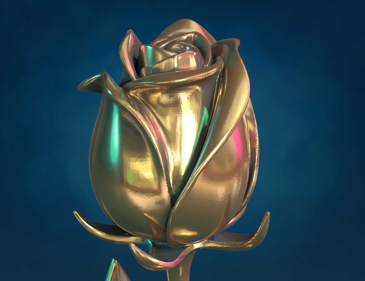 3D Rose Flower Model - TurboSquid 2147702