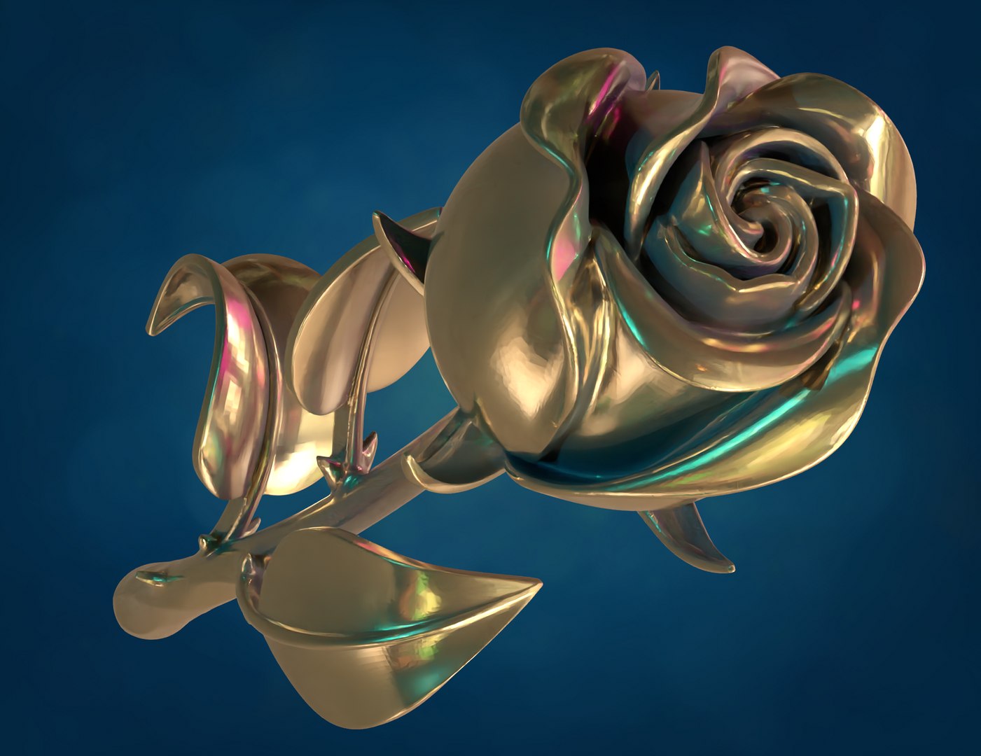 3D Rose Flower Model - TurboSquid 2147702