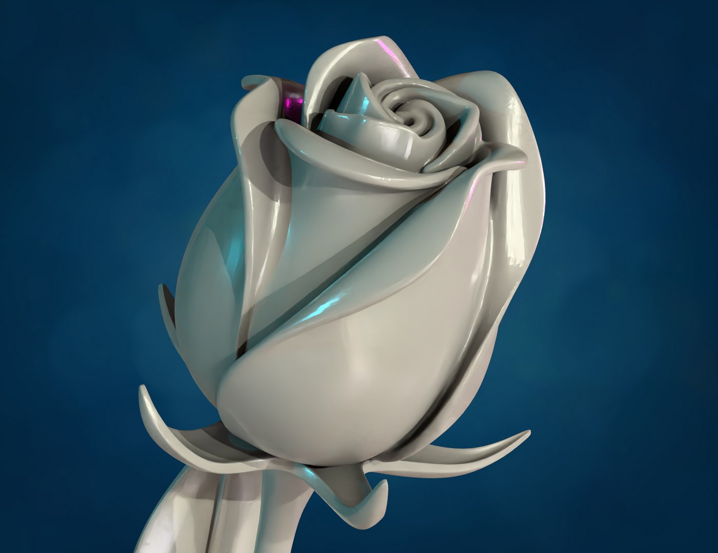 3D Rose Flower Model - TurboSquid 2147702