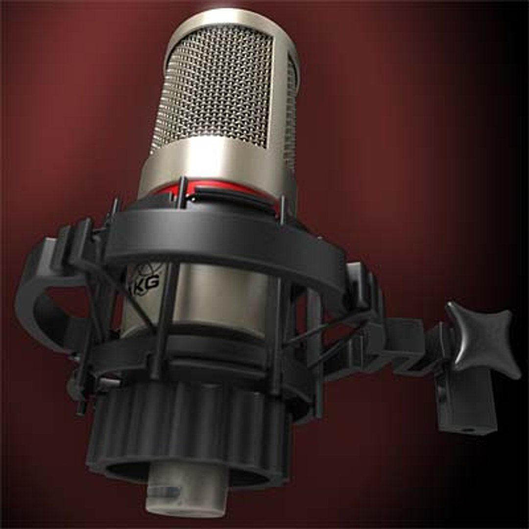 Akg C 4000 B 3d Model