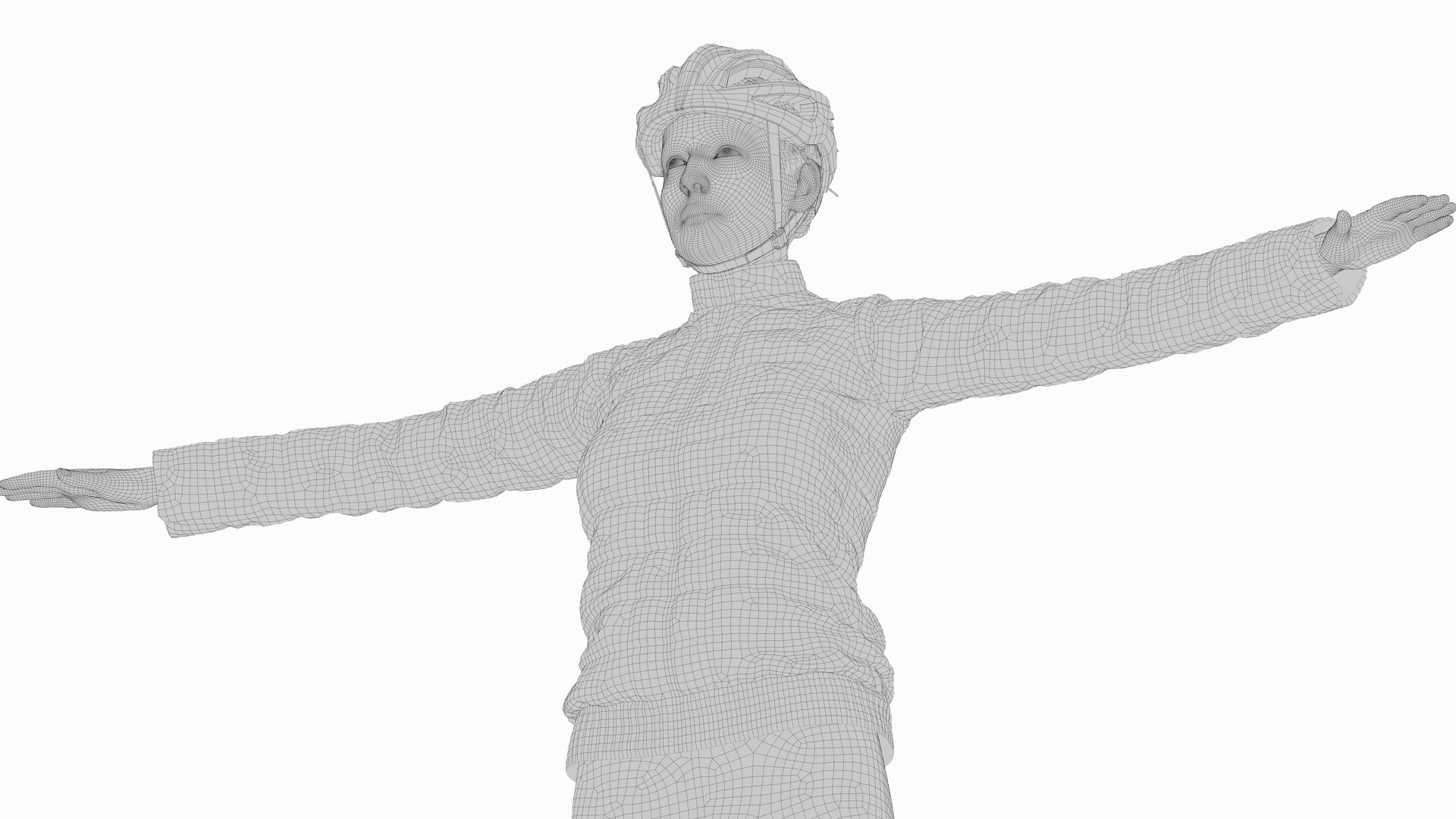 Female Bicycle Rider Model - TurboSquid 2050808