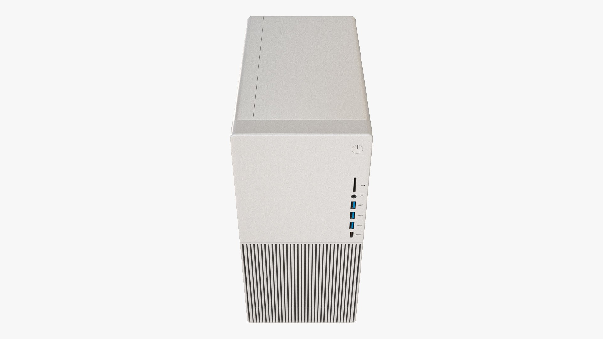 Desktop PC White Model - TurboSquid 2073744