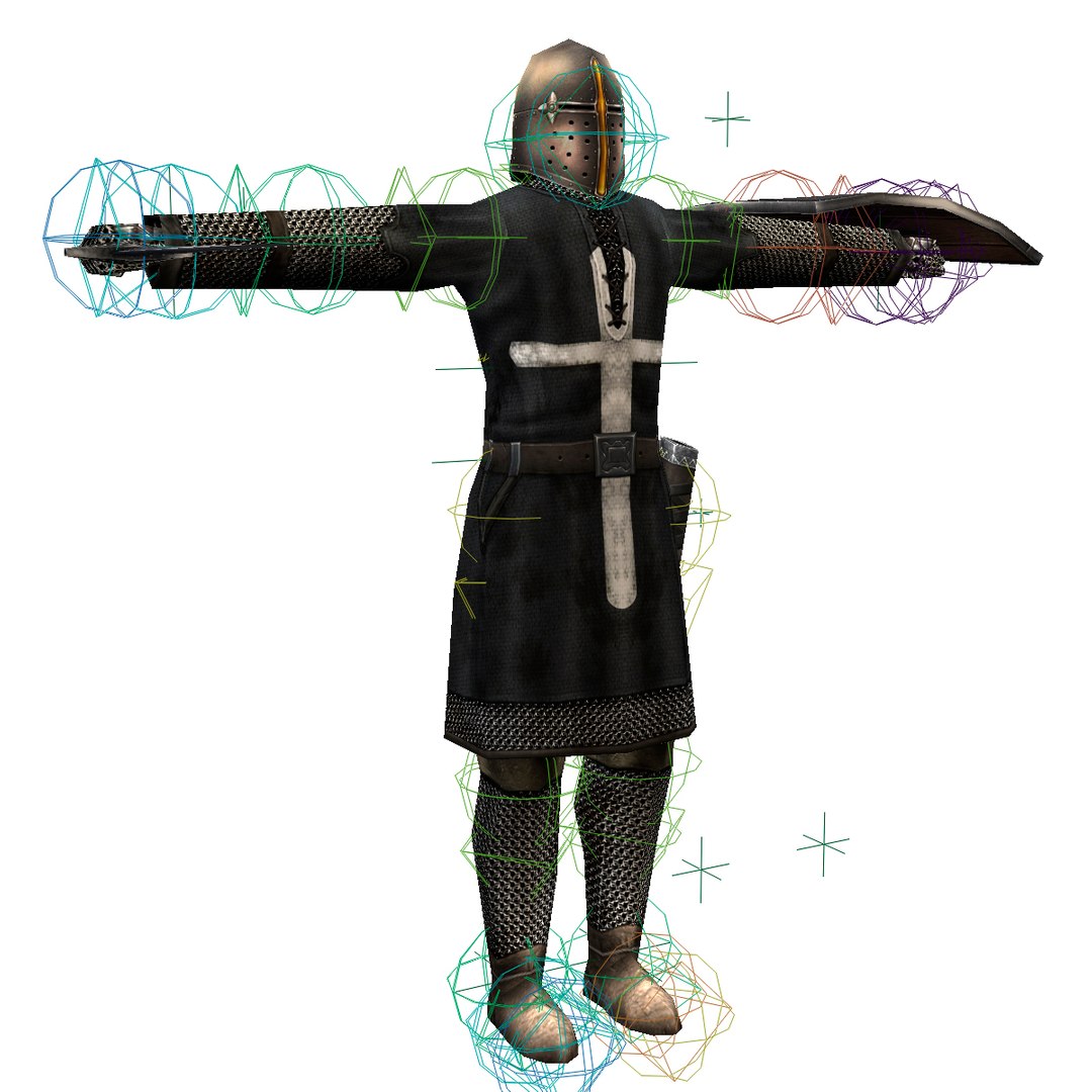 Historically Knight Games 3d Model