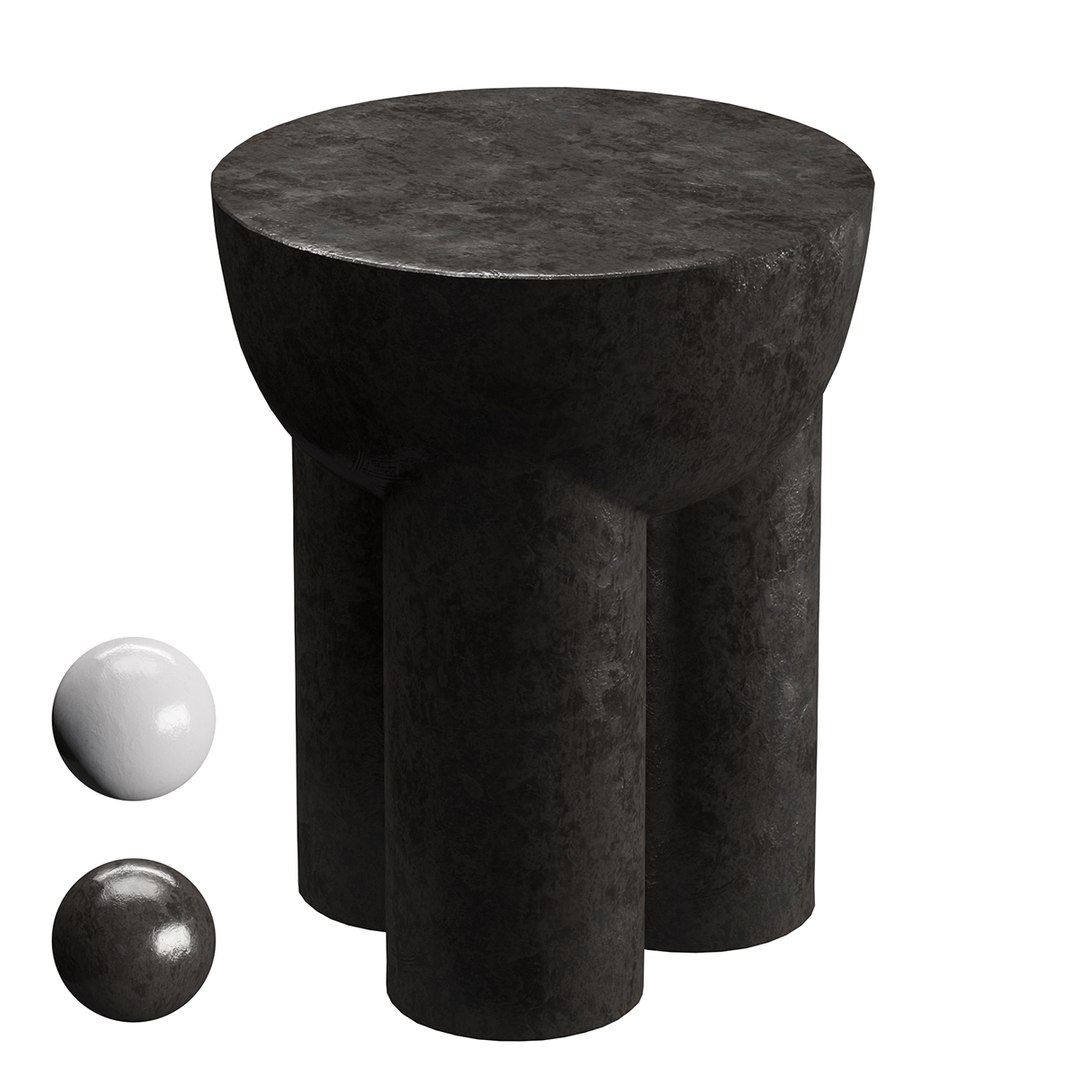 Ronda Side Table 3D Model - TurboSquid 1924964