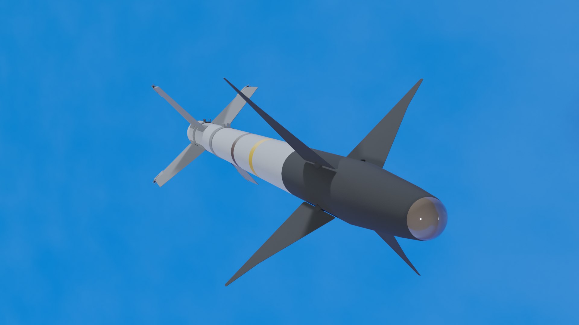 3D sidewinder missile model - TurboSquid 1639038