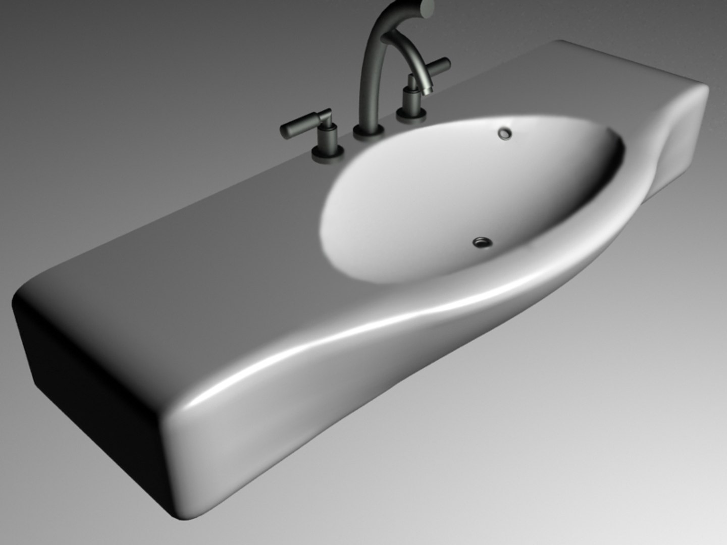 3d Sink Bathroom Ceramic