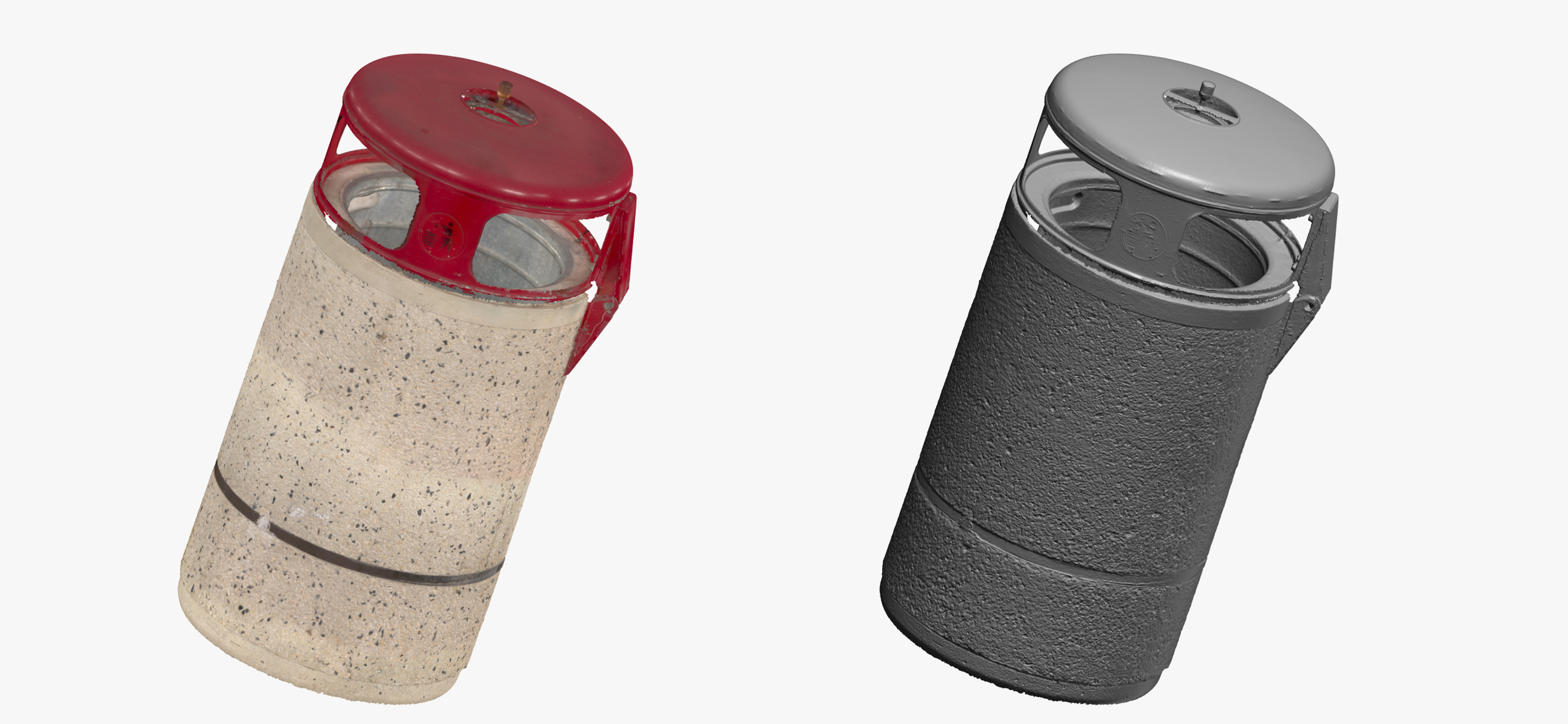 3D Trashcan 01 RAW Scan model - TurboSquid 1780936