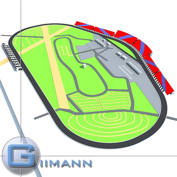 Architecture Nascar-Racetrack 3D Models for Download | TurboSquid