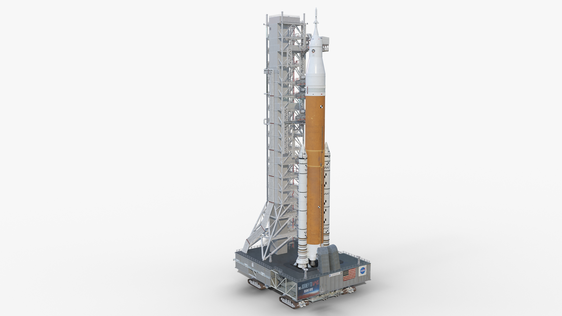 3D Launch Tower model - TurboSquid 1898526