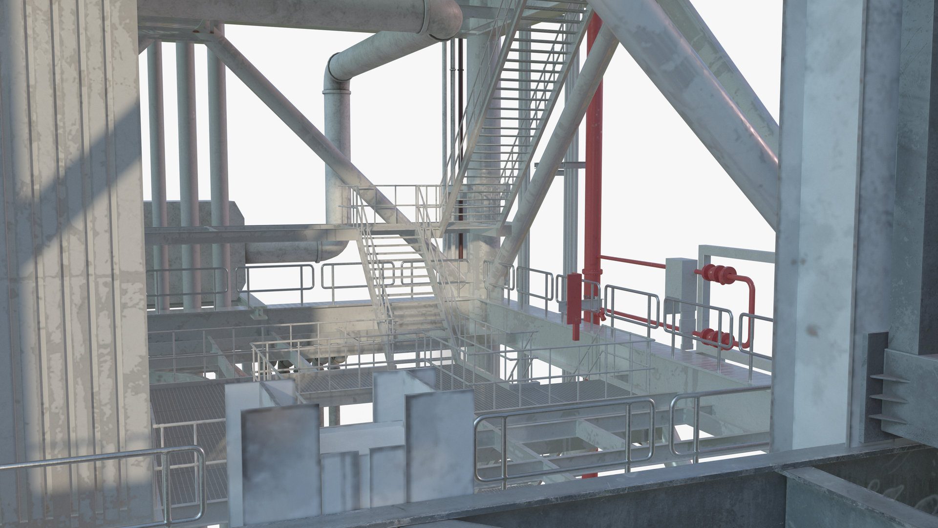 SLS Rocket Mobile Launcher Umbilical Tower and Crawler 3D 모델 ...