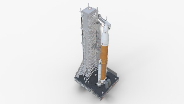 3D Launch Tower model - TurboSquid 1898526