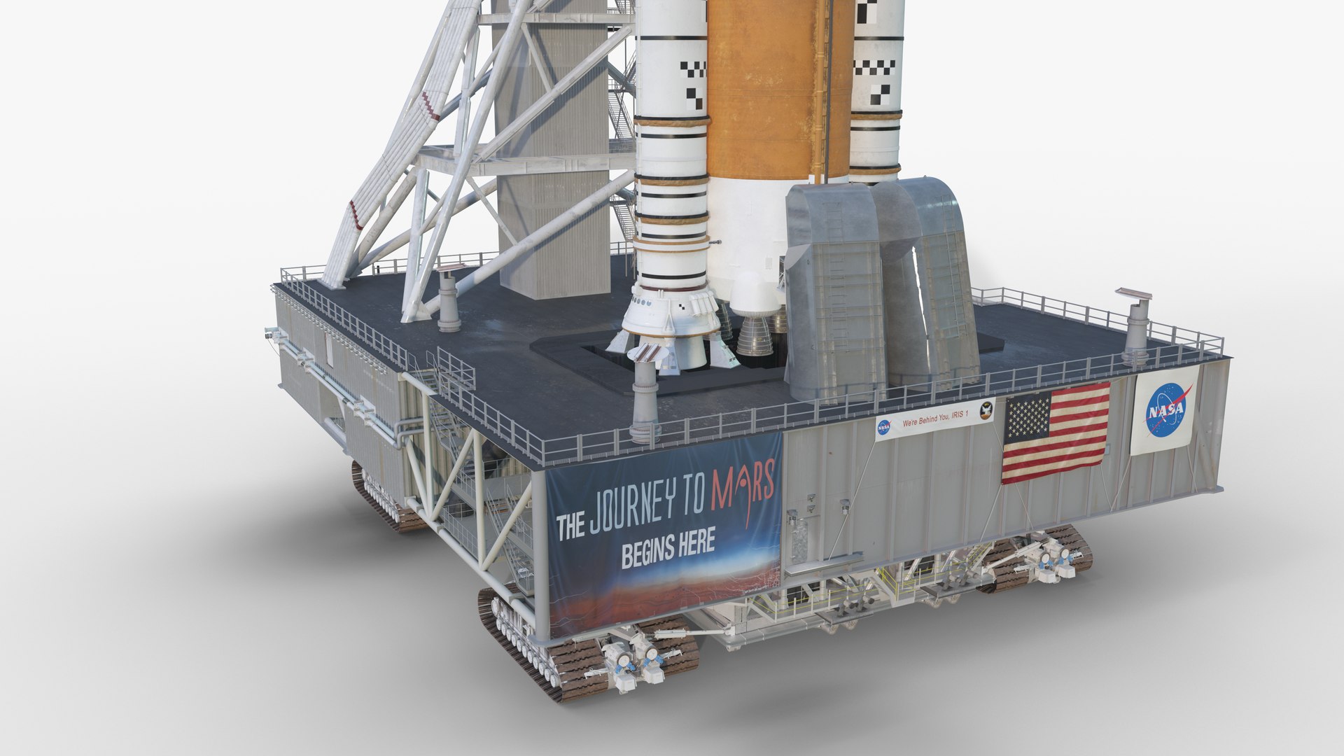 3D Launch Tower Model - TurboSquid 1898526