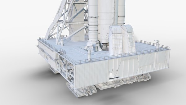 3D Launch Tower model - TurboSquid 1898526