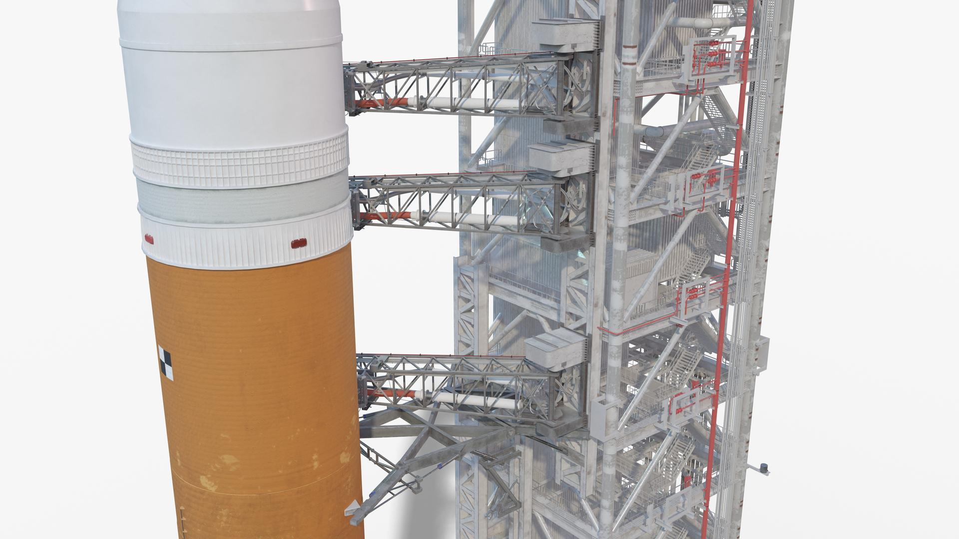 3D Launch Tower model - TurboSquid 1898526