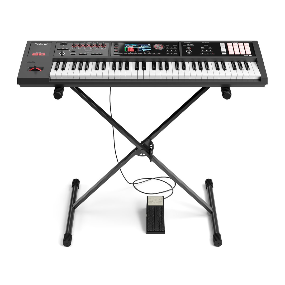 Keyboard Roland 3D Model - TurboSquid 1456680