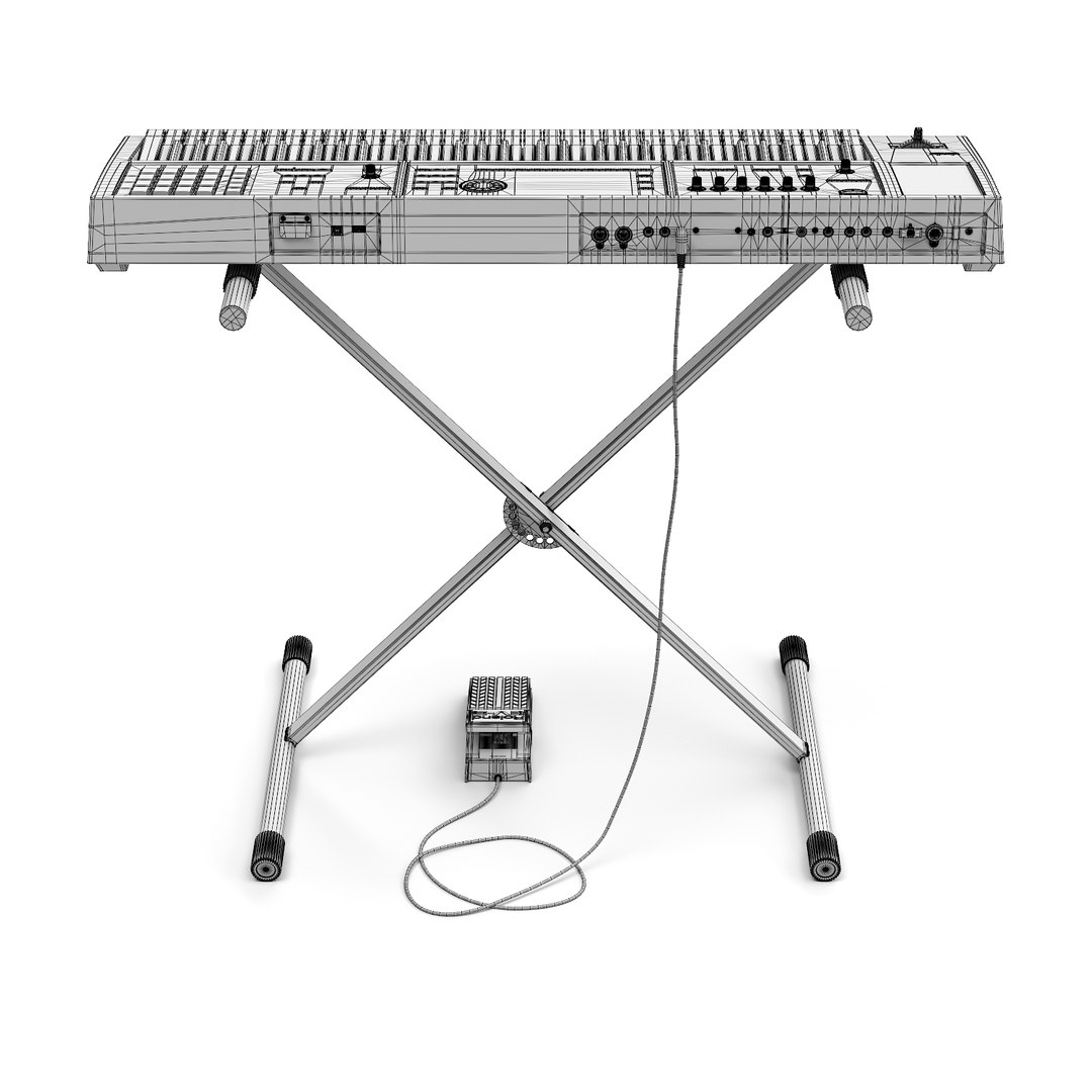 Keyboard Roland 3D Model - TurboSquid 1456680