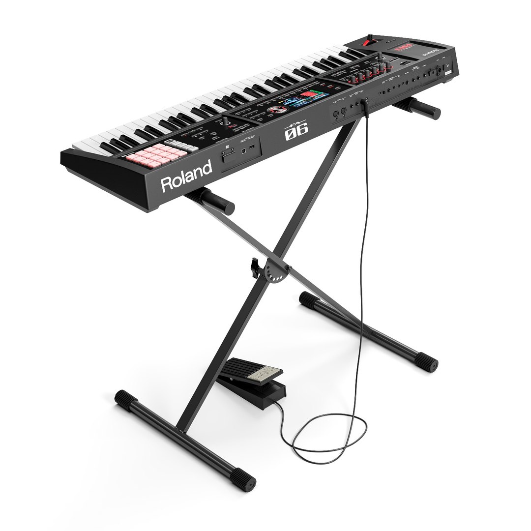 Keyboard Roland 3D Model - TurboSquid 1456680