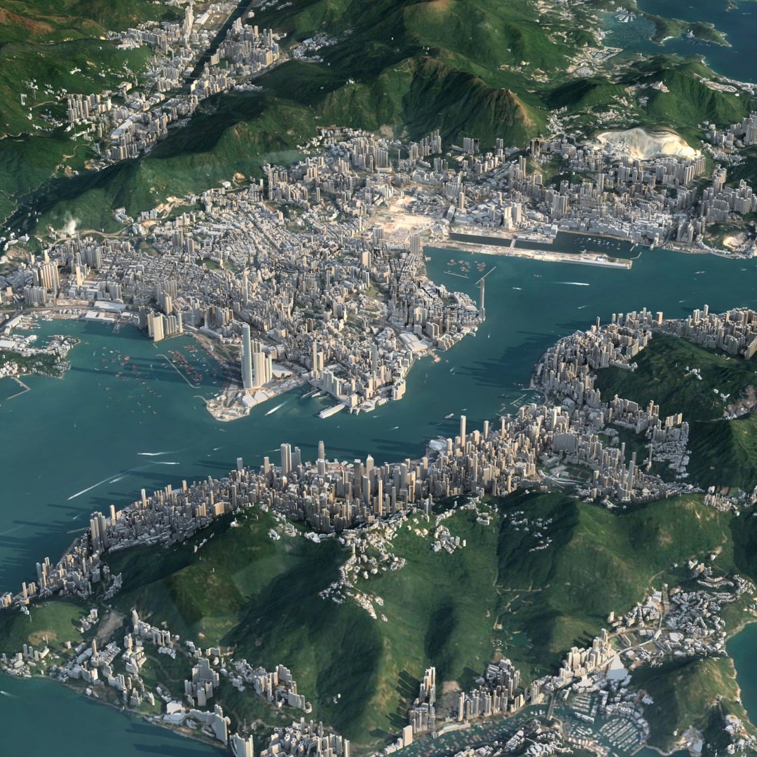 3D Hong Kong Model - TurboSquid 1868701