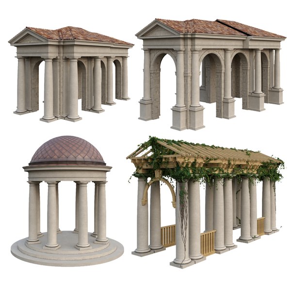 wooden capital 3d max