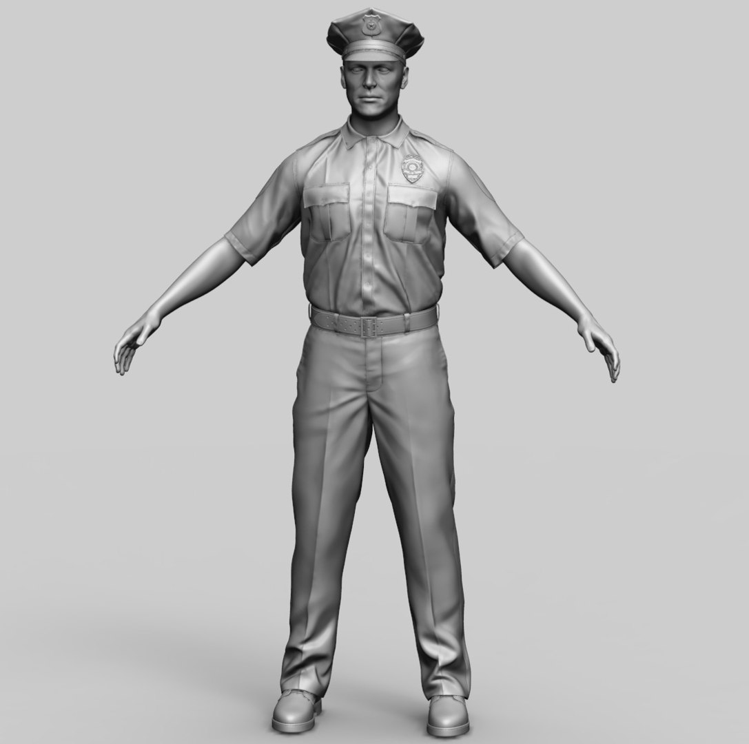 3D model police officer - TurboSquid 1474144