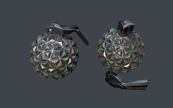 3D hand grenade - TurboSquid 1447514