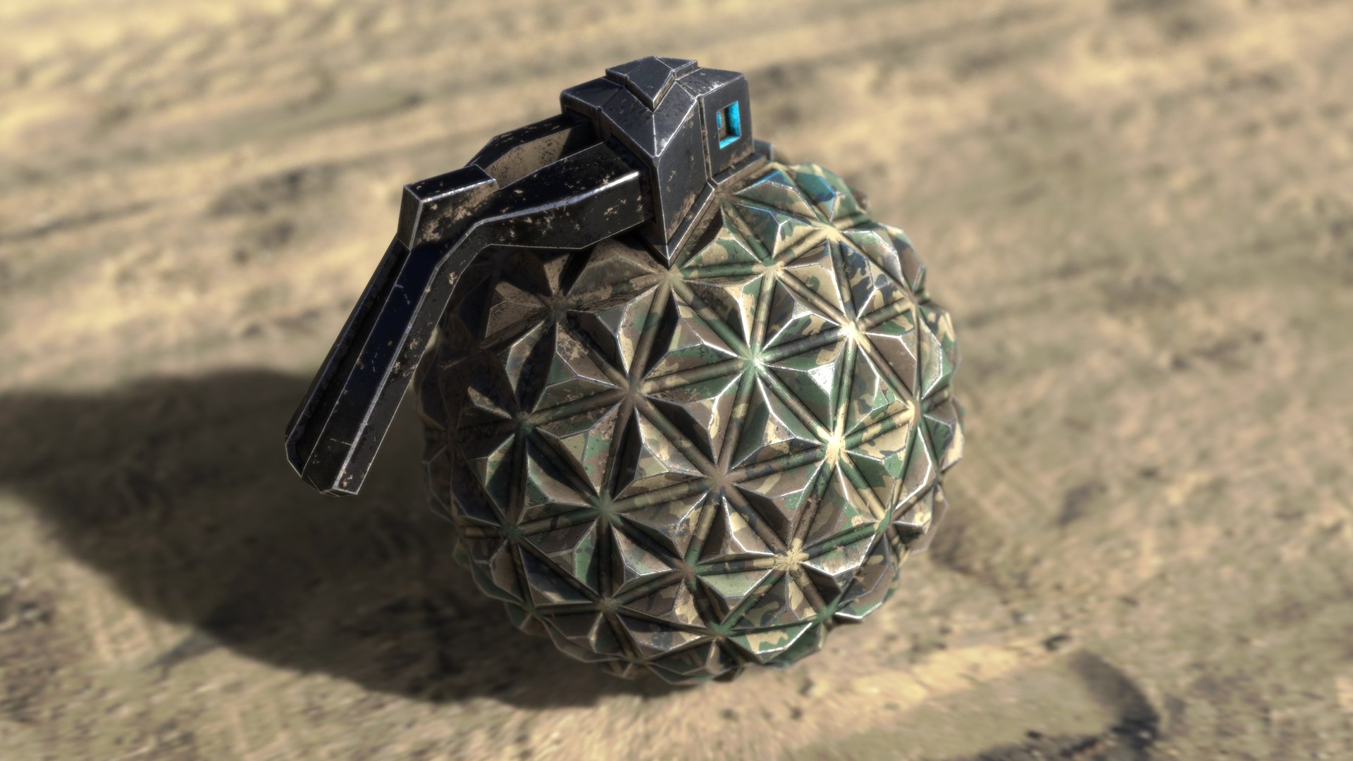 3D hand grenade - TurboSquid 1447514