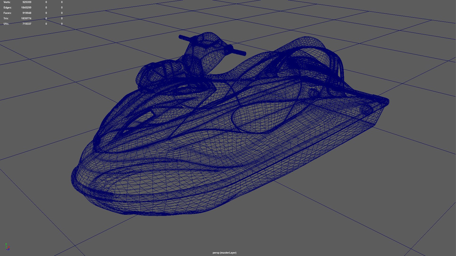 3D Model Water Craft Jet Boat - TurboSquid 2185028