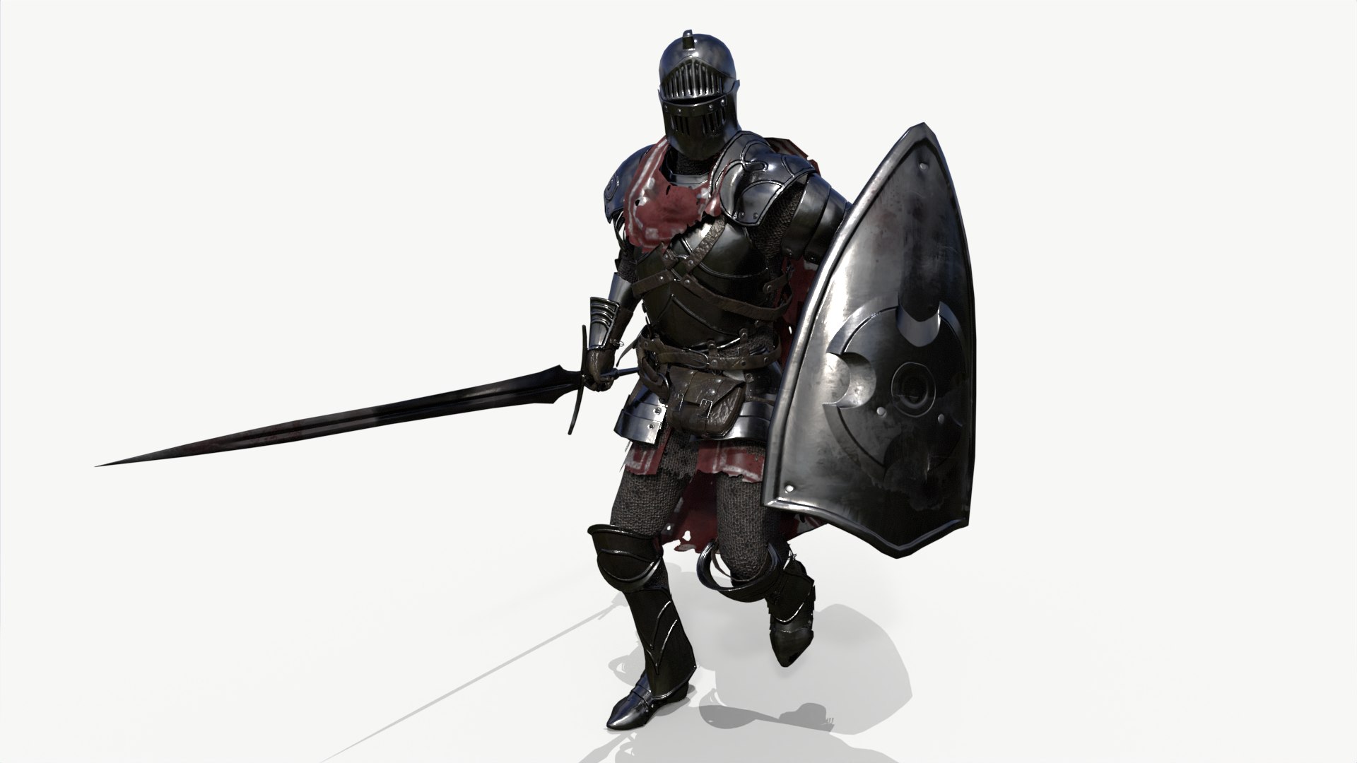 3D Knight Steel Armor Model - TurboSquid 1947766