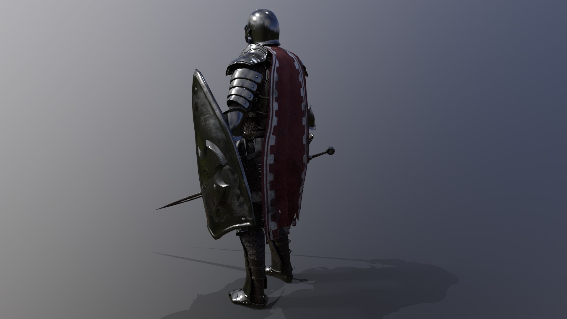 3D Knight Steel Armor Model - TurboSquid 1947766