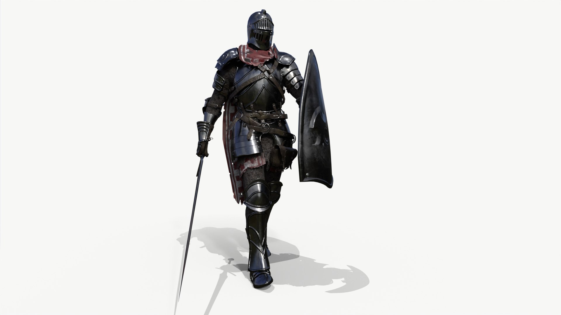 3D Knight Steel Armor Model - TurboSquid 1947766