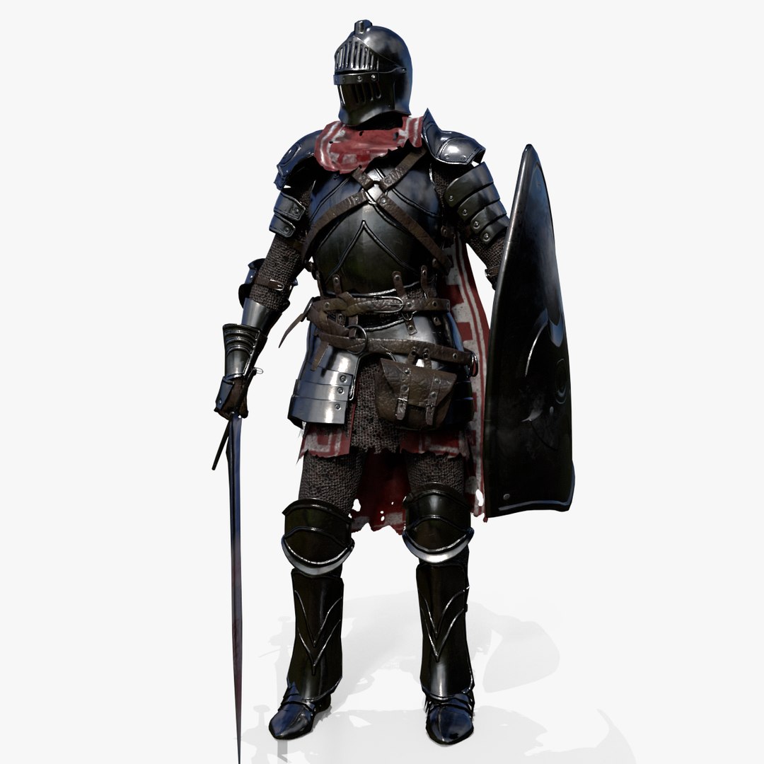3D Knight Steel Armor model - TurboSquid 1947766