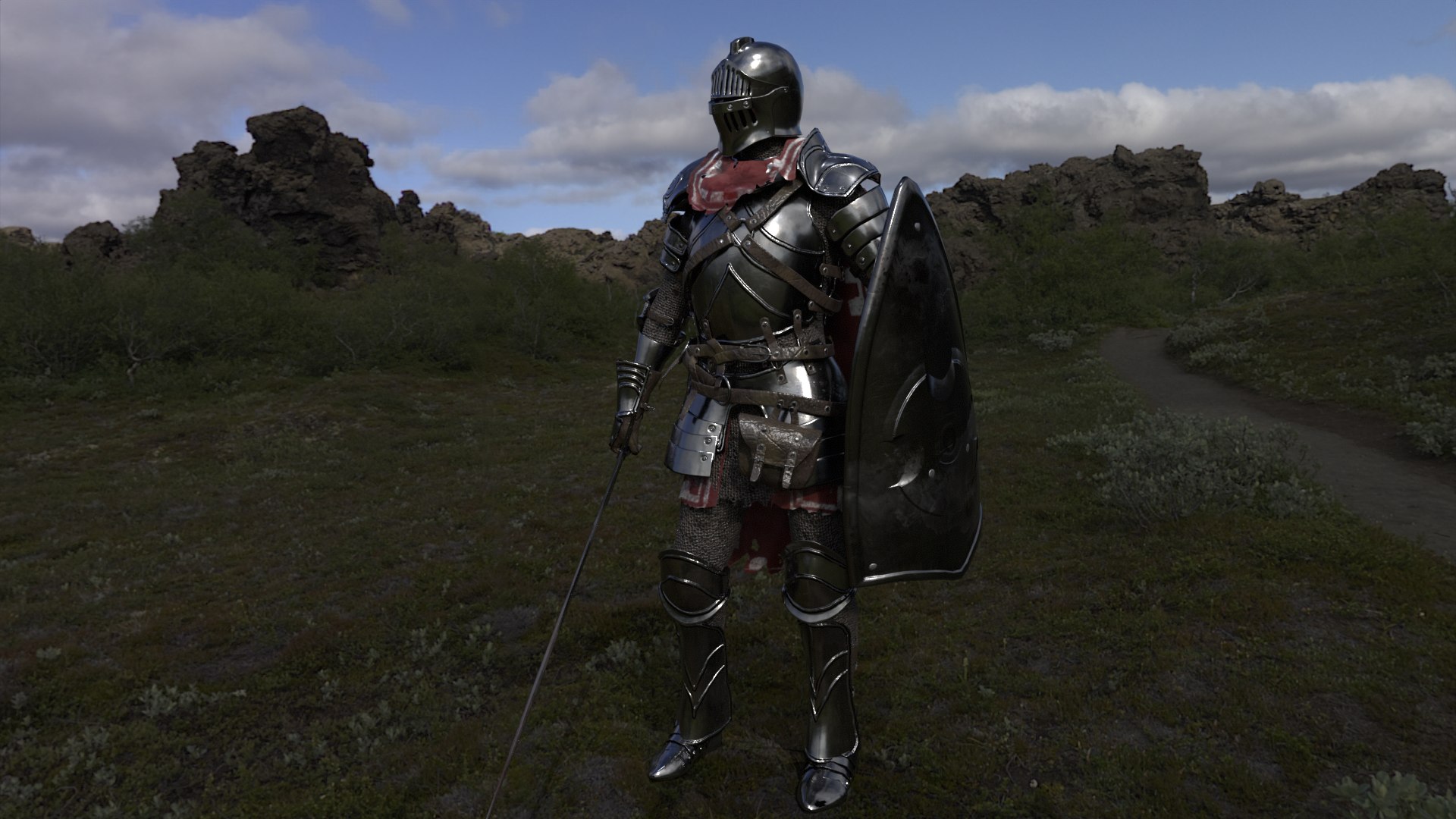 3D Knight Steel Armor Model - TurboSquid 1947766