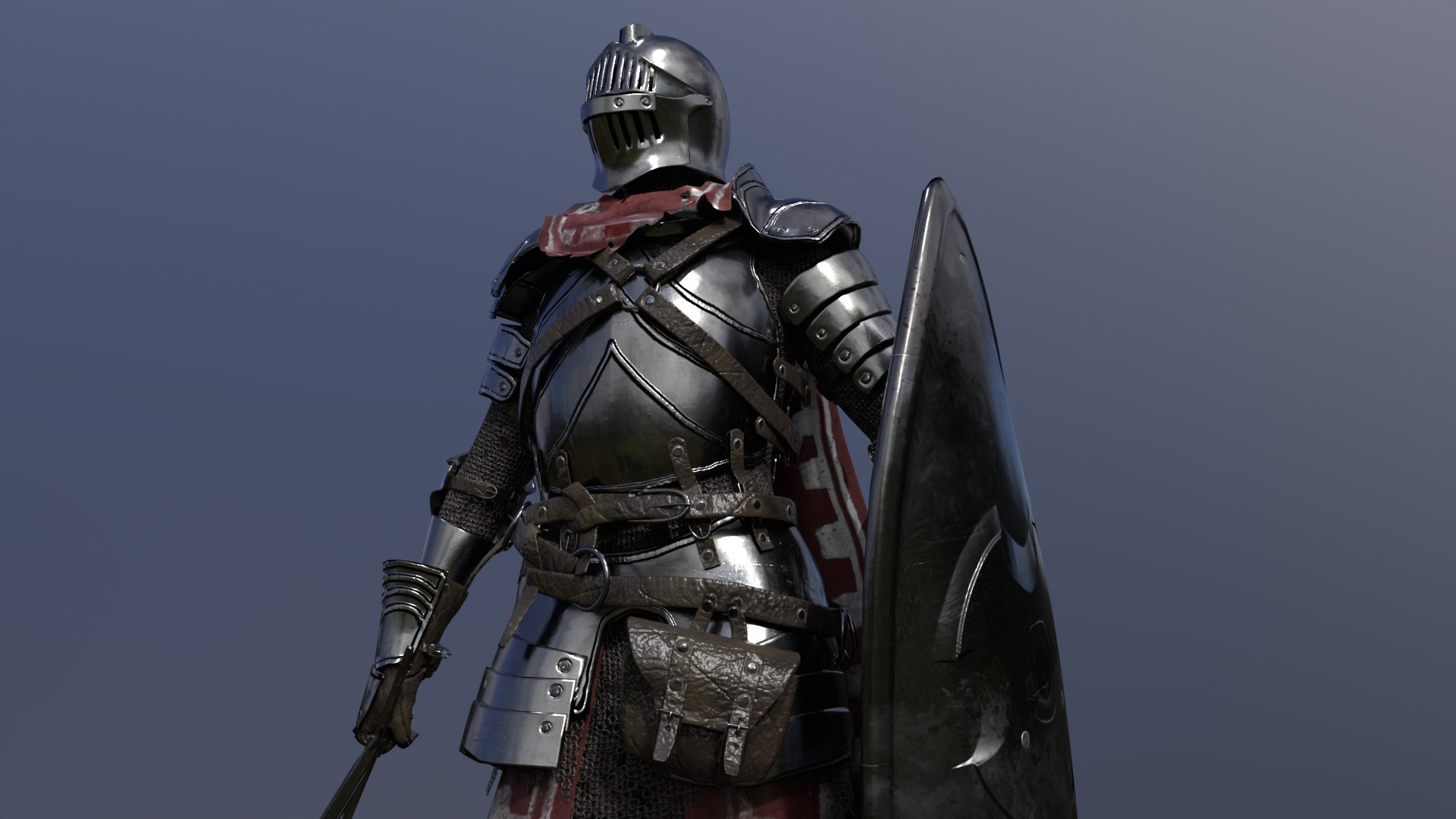 3D Knight Steel Armor Model - TurboSquid 1947766