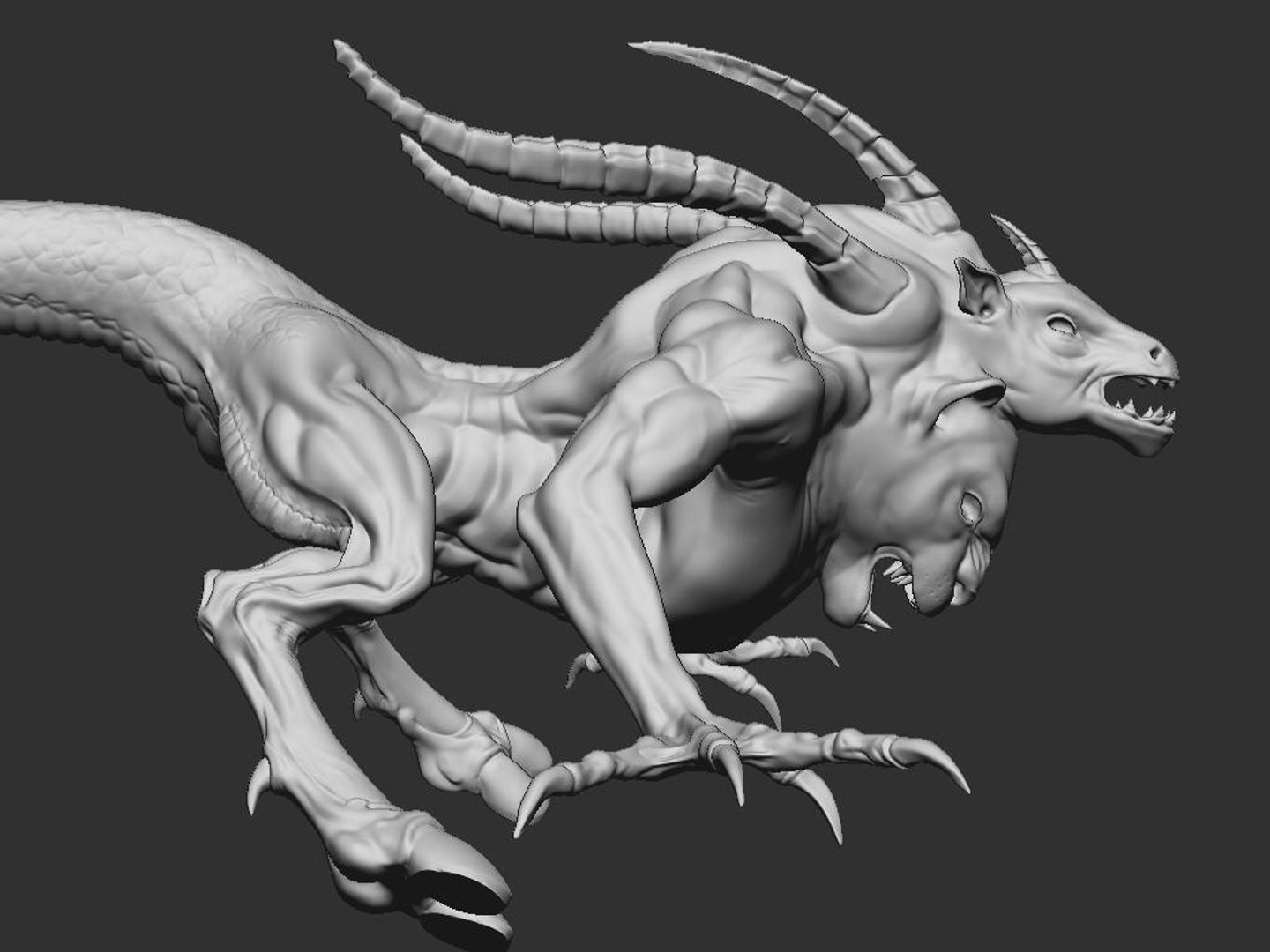 Mythical Chimera Obj