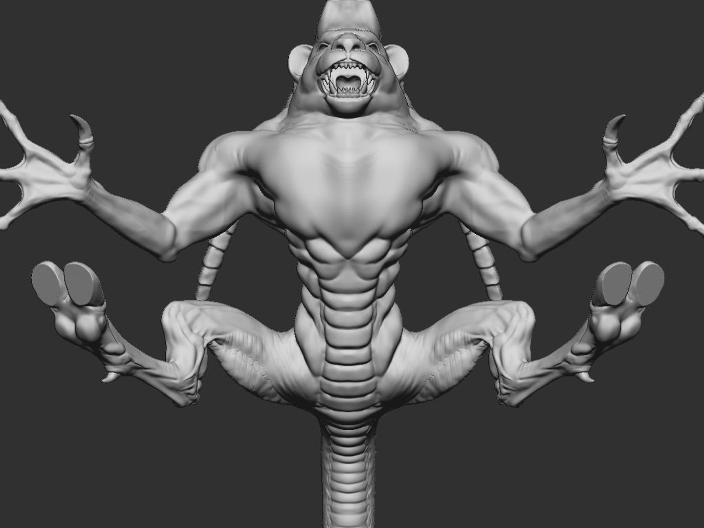 Mythical Chimera Obj