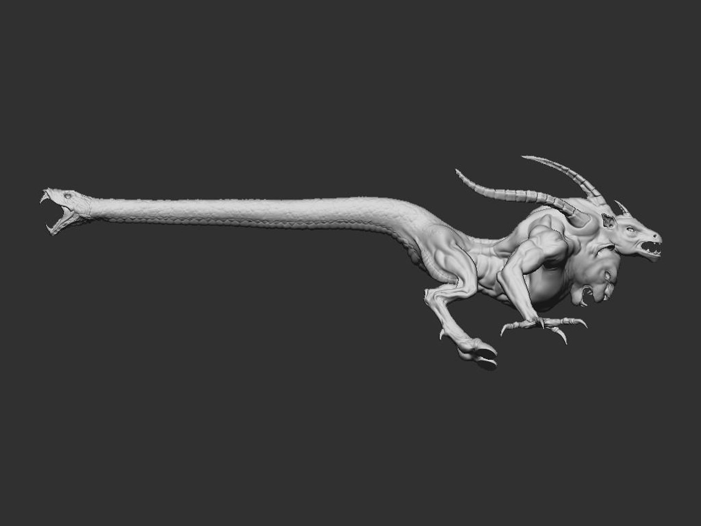 Mythical Chimera Obj