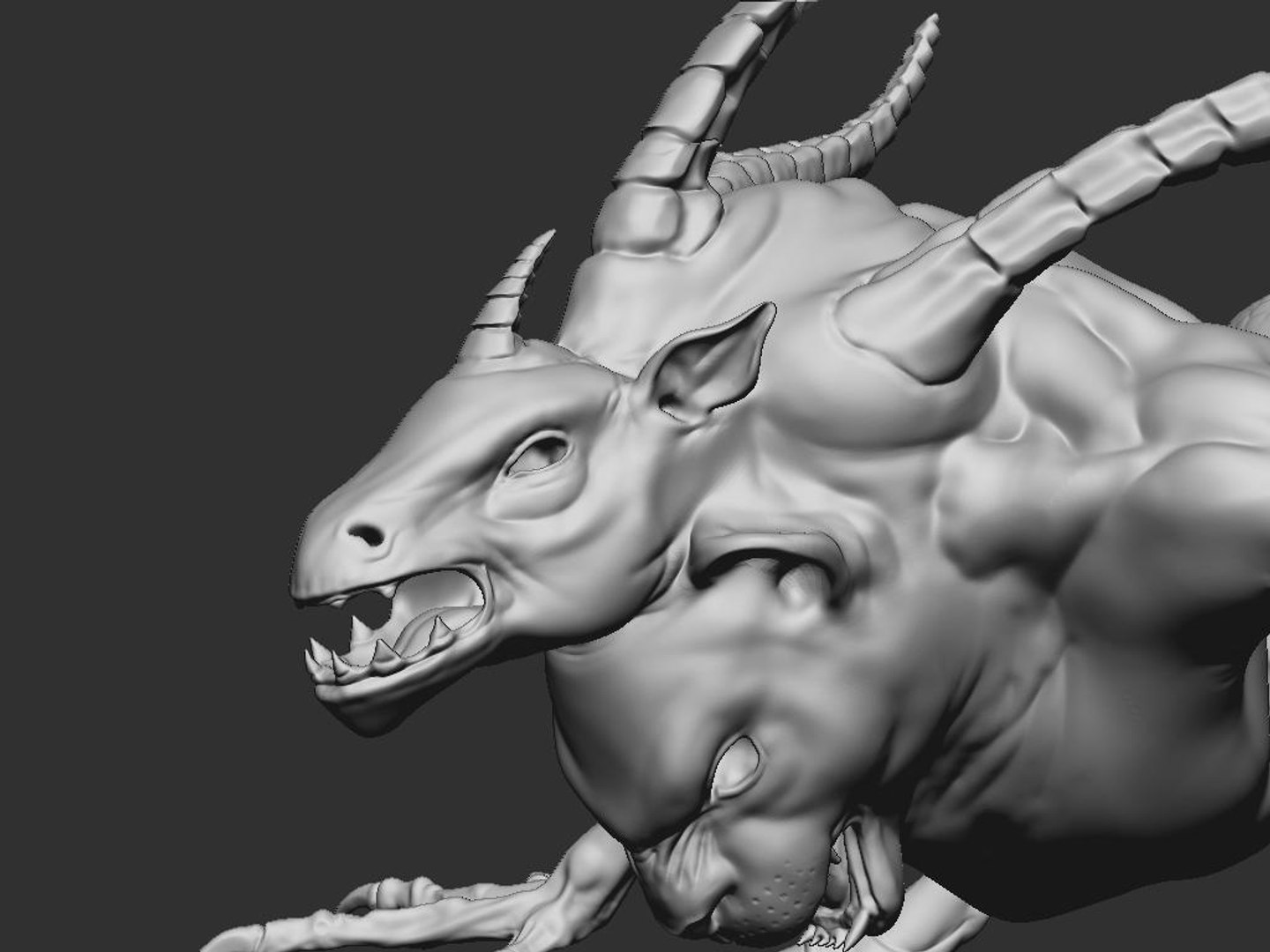 Mythical Chimera Obj