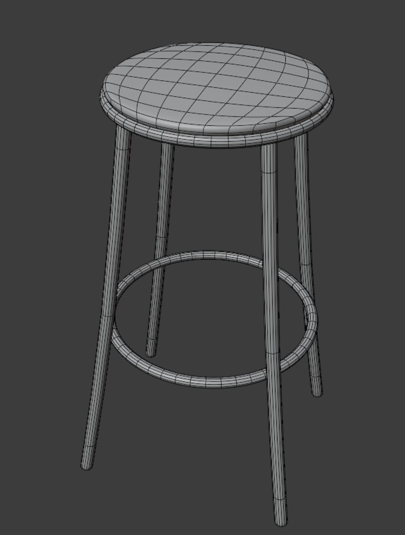 Bar Stool 3D - TurboSquid 1620662