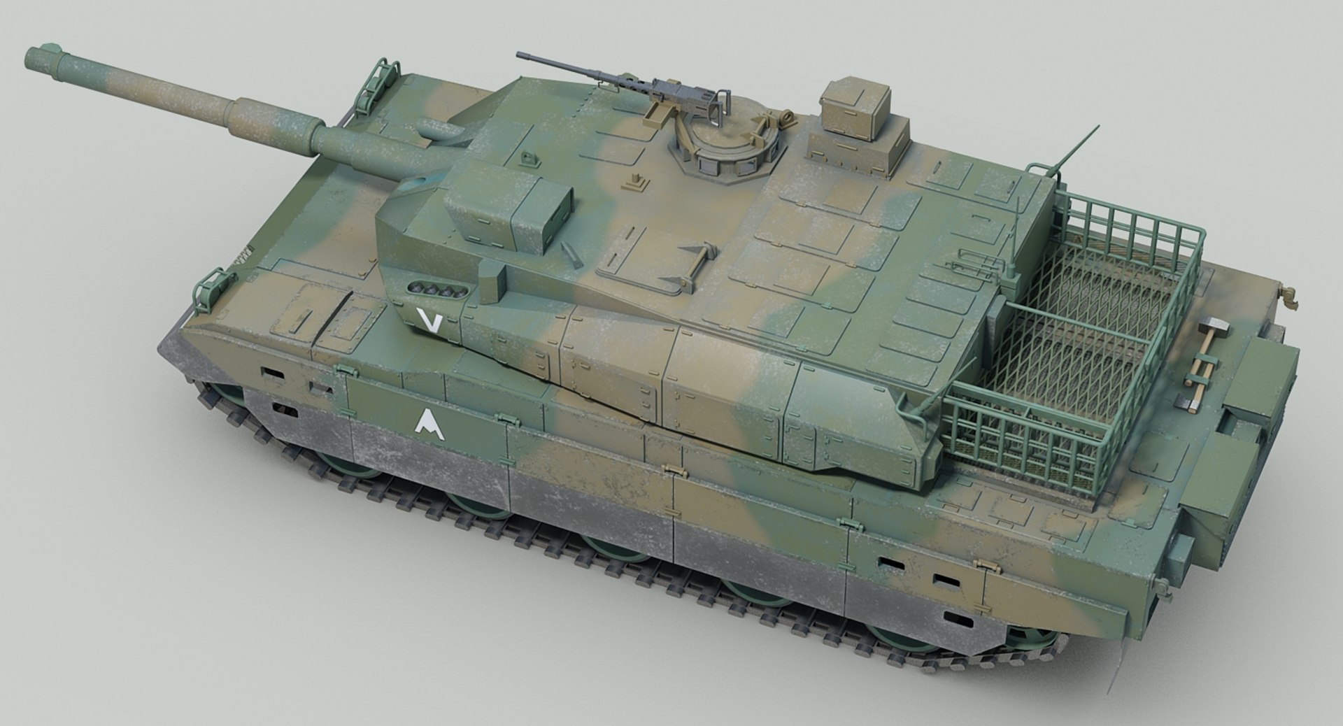 Modern Type 10 Battle Tank 3D Model - TurboSquid 1156009