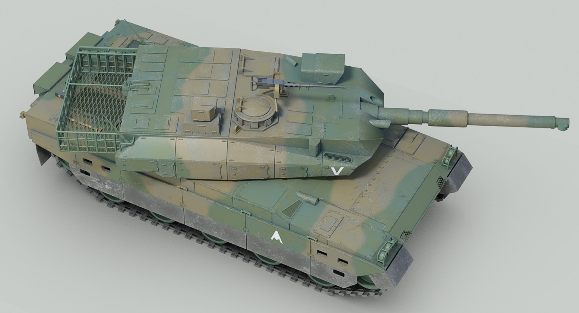 Modern Type 10 Battle Tank 3D Model - TurboSquid 1156009