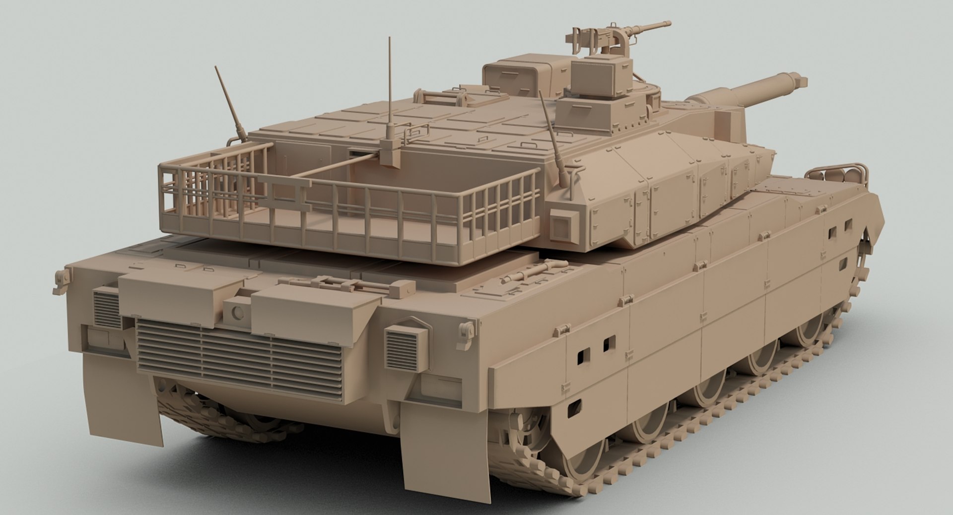 Modern Type 10 Battle Tank 3D Model - TurboSquid 1156009