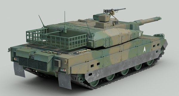 Modern type 10 battle tank 3D model - TurboSquid 1156009
