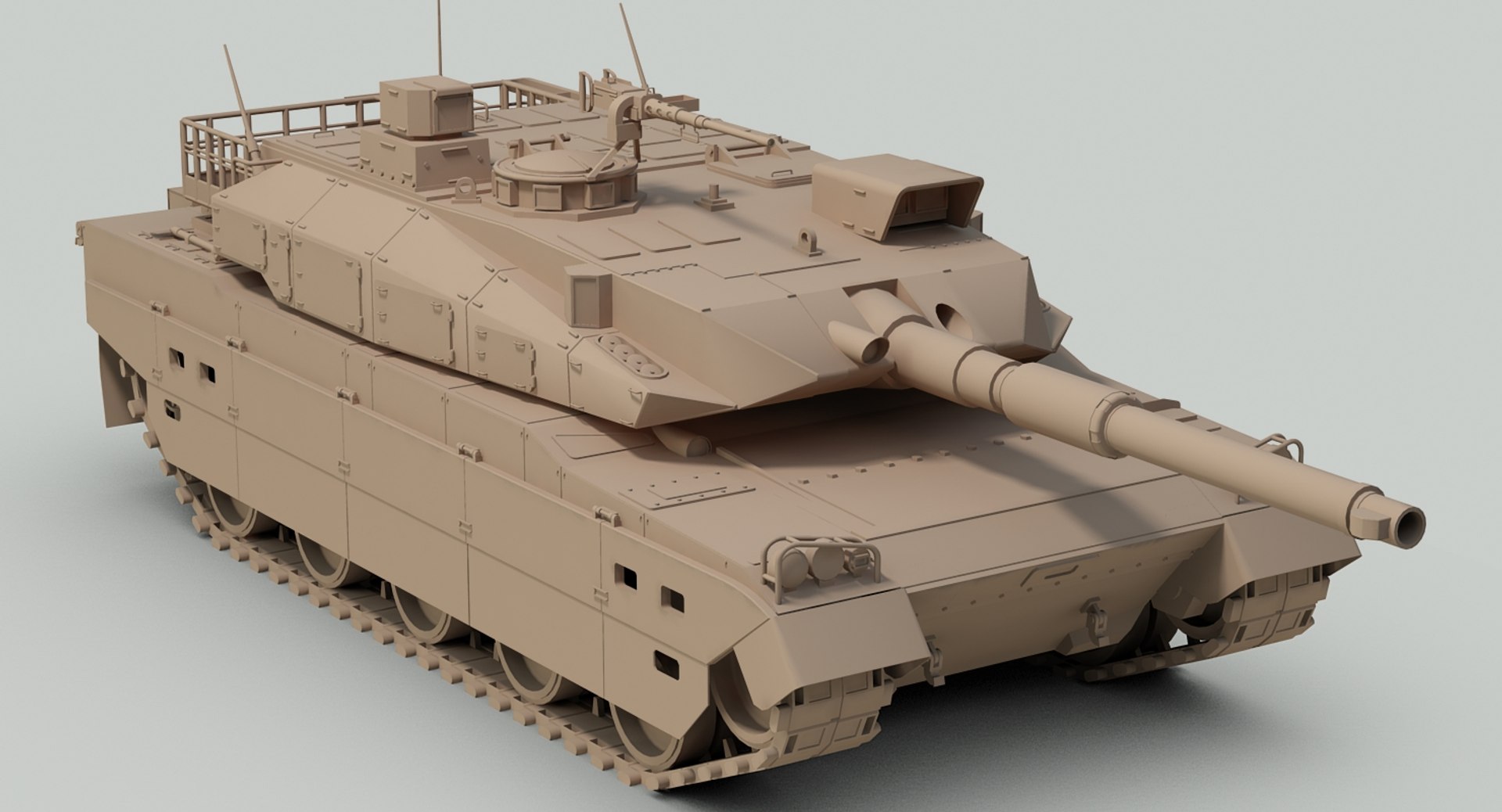 Modern Type 10 Battle Tank 3D Model - TurboSquid 1156009