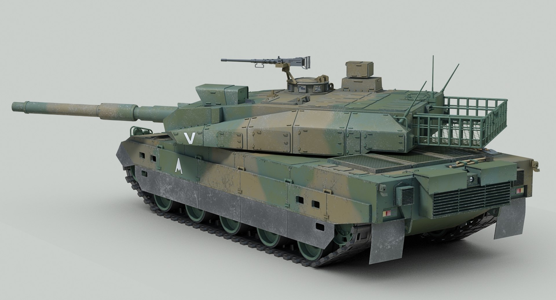 Modern Type 10 Battle Tank 3D Model - TurboSquid 1156009