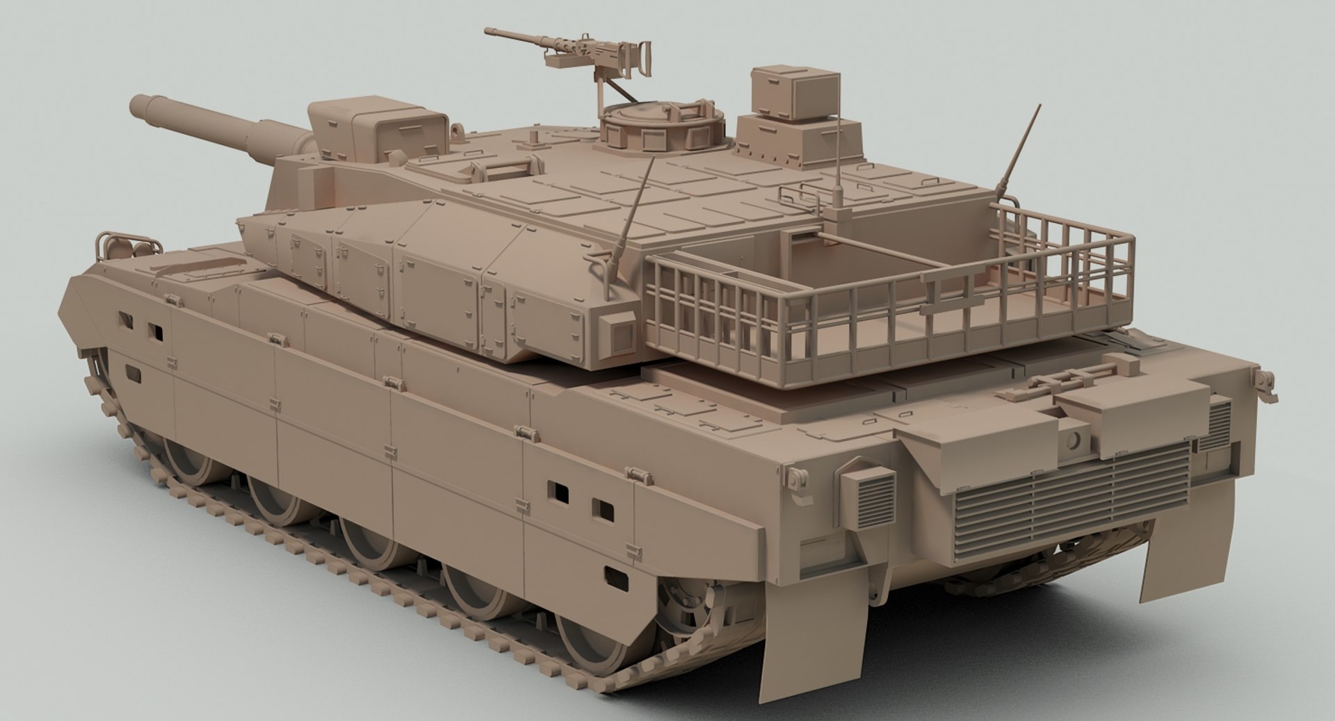 Modern Type 10 Battle Tank 3D Model - TurboSquid 1156009