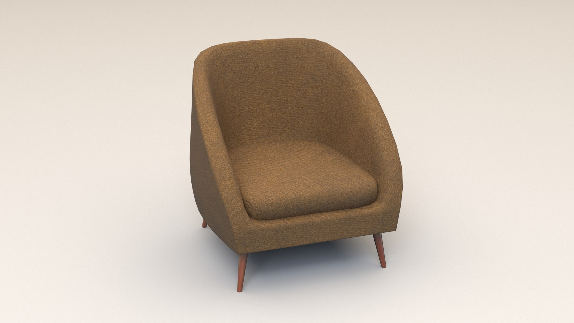 3D Armchair Scandinavian Model - TurboSquid 2138940