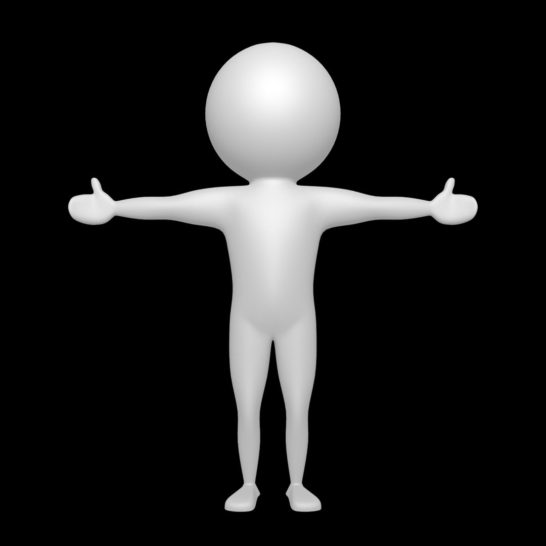 Virtual Man 3d Model