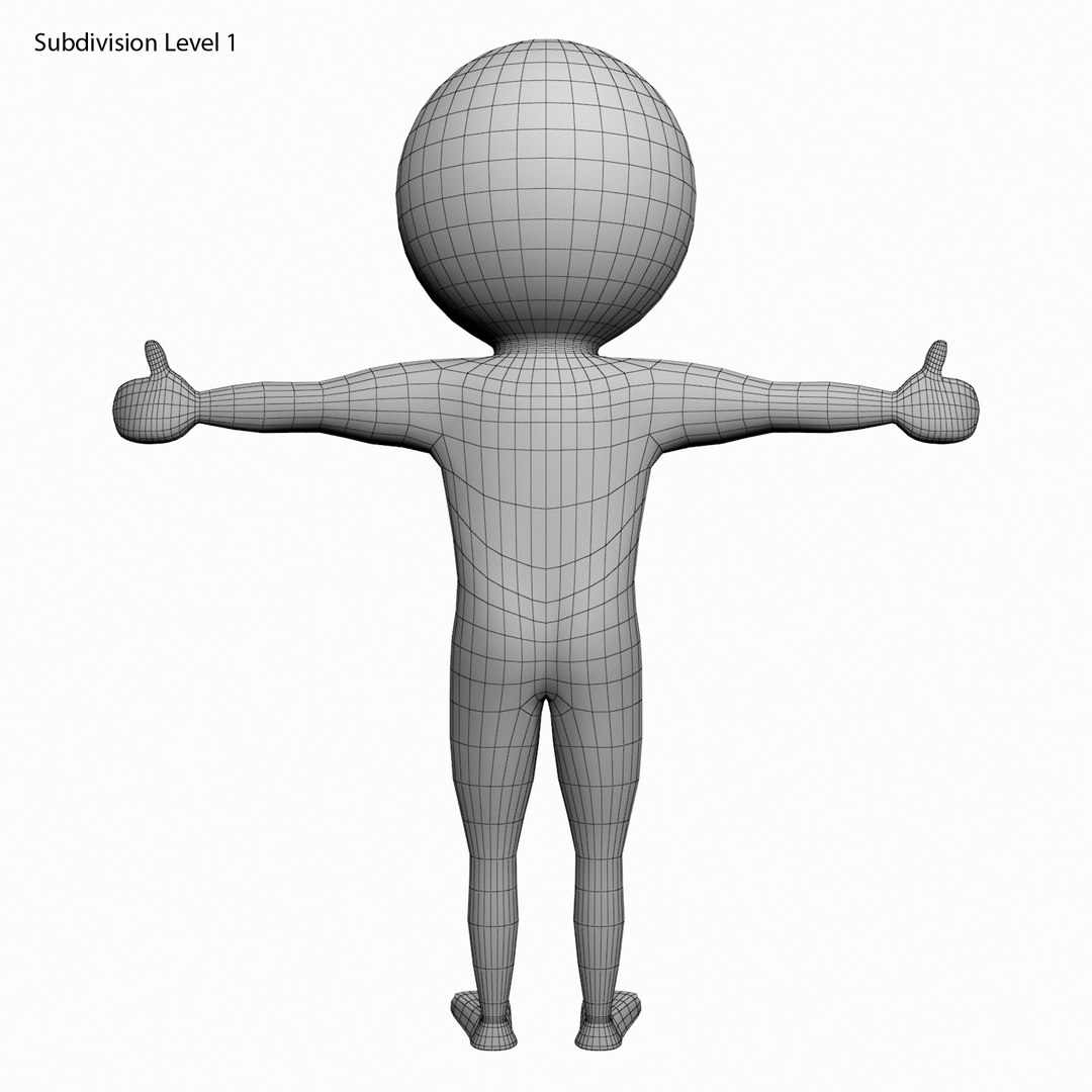 Virtual Man 3d Model